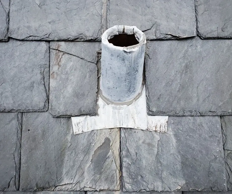 Slate Roof Leak Repair (Plumbing Stack Replacement), Milwaukee, WI